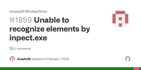 unable to recognize elements by inpect exe · issue 1859 · microsoft winappdriver · github