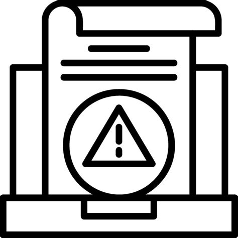 Error Line Icon 54112568 Vector Art At Vecteezy