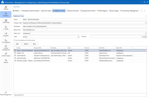 Additional Tools Docusnap Documentation Docusnap Docs