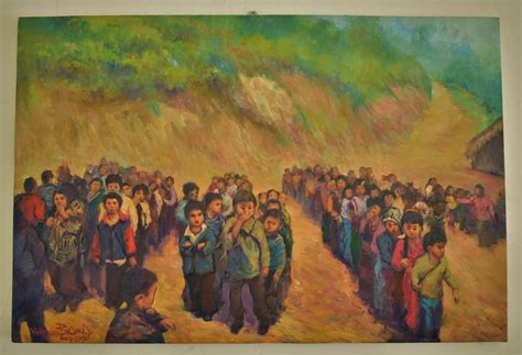 ကချင်စစ်ဘေးရှောင် ပညာရေးရန်ပုံငွေ ပန်းချီကားလေလံပွဲမှ ငွေကျပ် ၈၂ သိန်းရရှိ