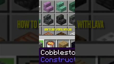 How To Light A Nether Portal With Lava Bucket At Oliver Lake Blog