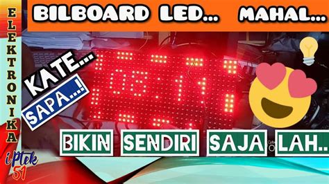 Membuat Sendiri Running Text Led Matrix P10 And Hd U6a Control Youtube