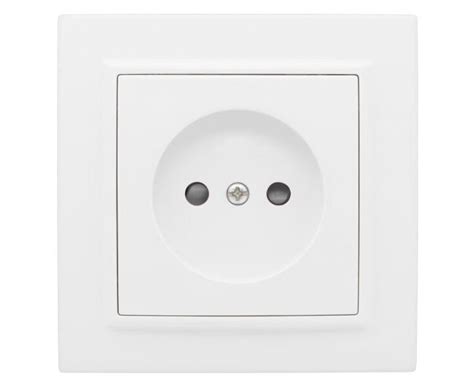 როზეტი 1ბუდ 10ა ჩამკეტით თეთრი Ekf