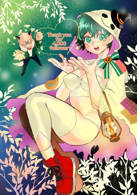 Rule 34 1boy 1girls Bakugou Katsuki Female Female Deku Female Focus