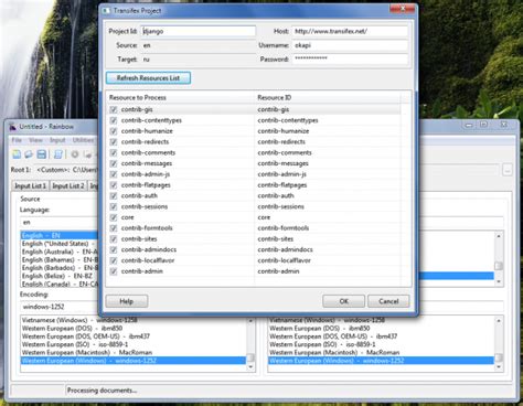 How To Create A Tmx File From A Transifex Project Okapi Framework