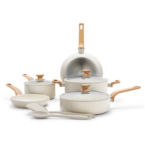 Greenpan Rio Essence Wood 10 Piece Cookware Pots And Pans