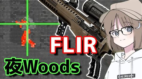 【タルコフ】m1a 夜woodsの夜闇をirスコープで貫く！【coeiroink】 Youtube