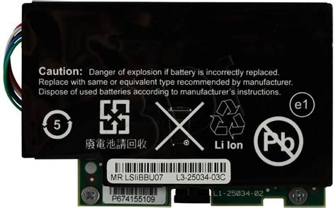 Kontroler 3ware Bbu Lsiibbu07 Do Megaraid Sas 9750 9260 9261 9280