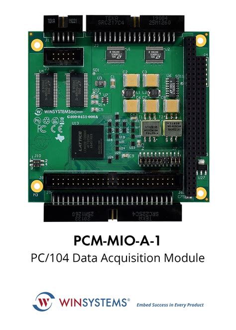 Winsystems Releases Three Pc I O Module Upgrades