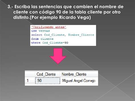 Consultas Con Sentencias Insert Update Y Campos Calculados En Sql Se
