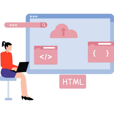 Girl Programmer Illustrations Free Download In SVG PNG