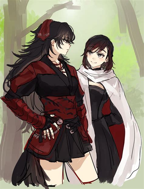 Raven And Summer Rose Rwby Ravens Character Art Raven And Ruby Rwby