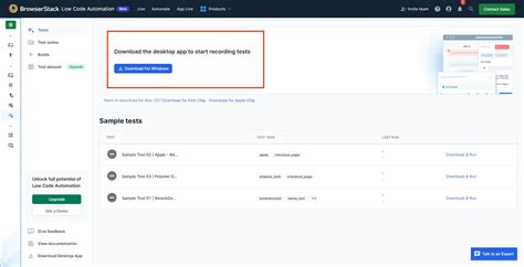 Create And Run Your First Test Browserstack Docs