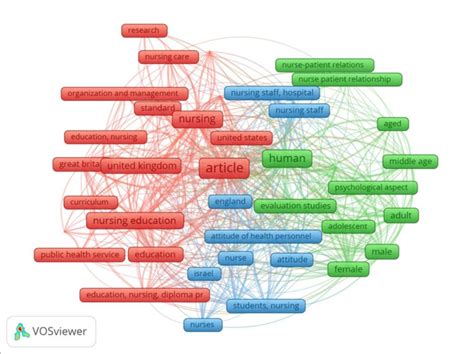 Co Occurrence Map Of The Keywords Of Journal Articles In The First 20