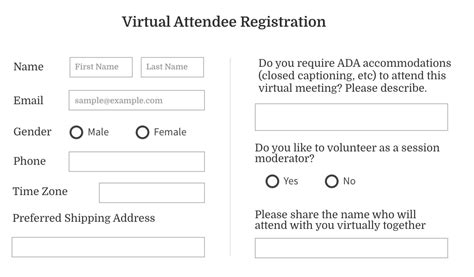 Event Registration Form Samples