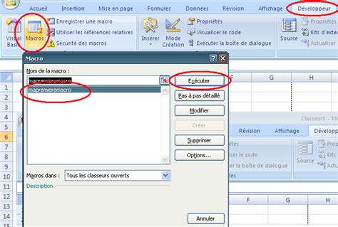 les macros sous ms excel 2007 macro commande dans excel 2007 vba excel 2007 examens exercices