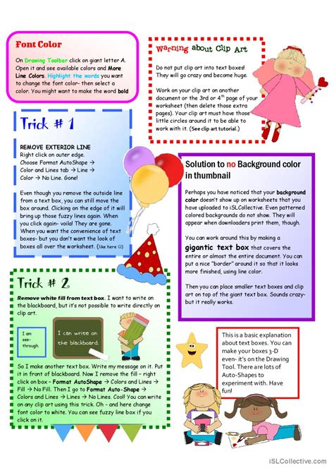 Tutorialhow To Create Fabulou English Esl Worksheets Pdf And Doc