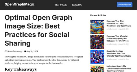Optimal Open Graph Image Size Best Practices For Social Sharing Open