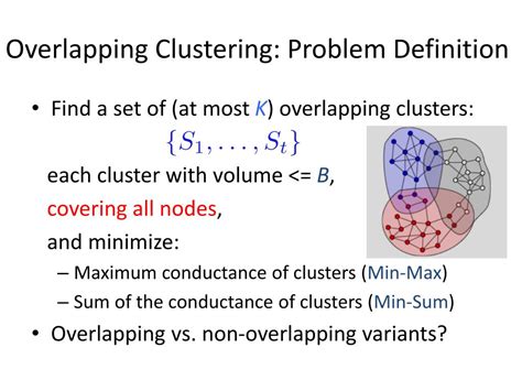PPT On The Advantage Of Overlapping Clustering For Minimizing Conductance PowerPoint