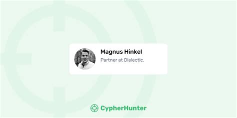 Magnus Hinkel People Cypherhunter