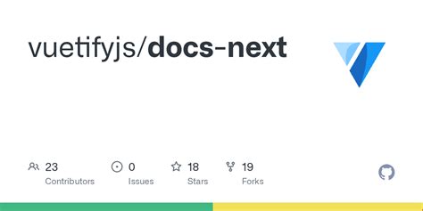 GitHub Vuetifyjs Docs Next