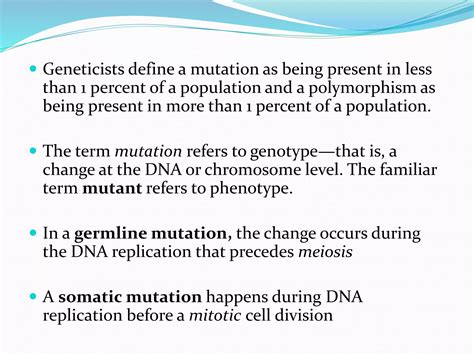Mutation And Its Types Pptx