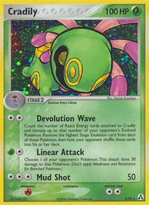Pokemon Cradily Card