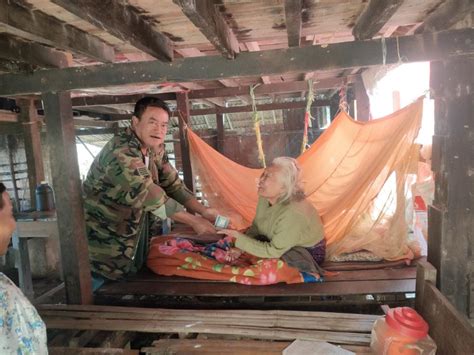 စခန်းကြီးကျေးရွာအုပ်စုတွင် အသက် ၈၅ နှစ်အထက် သက်ကြီးဘိုးဘွားများအား လူမ