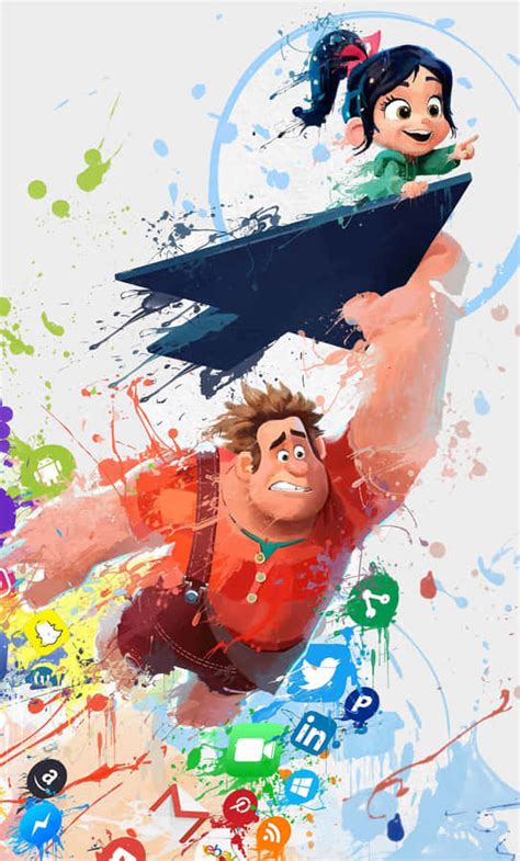 Download Free Cute Ralph Breaks The Internet Phone Wallpaper