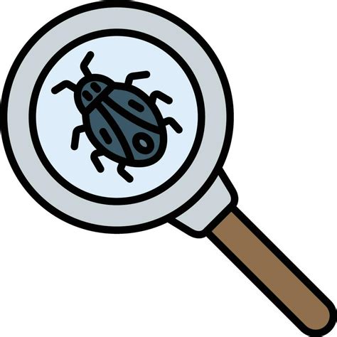Bug Search Vector Icon 30384219 Vector Art At Vecteezy