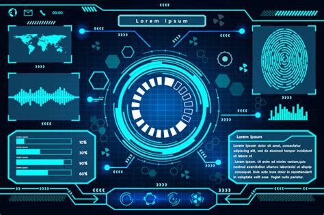 Futuristic Interface Vector At Getdrawings Free Download