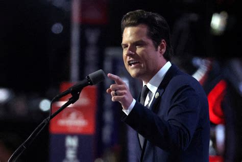 Ethics Committee Report Finds Evidence Matt Gaetz Paid