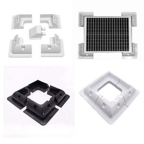 Plastic Double Cable Entry Solar Rv Motorhome Caravan Boat Solar Panel