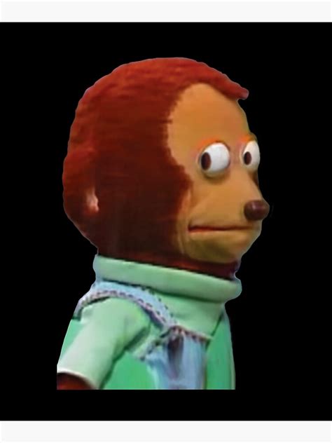 Solo Awkward Look Monkey Puppet Meme Premium Poster For Sale By