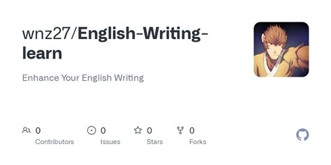 github wnz27 english writing learn enhance your english writing