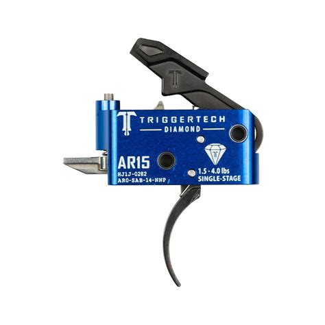 Triggertech Ar 15 Single Stage Diamond Curved Bow Trigger Angstadt Arms