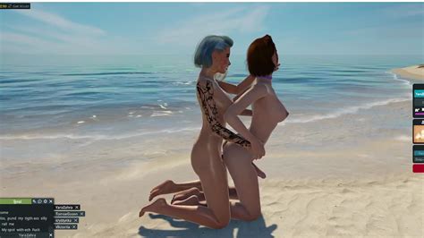 Shemales At The Beach Have Fun
