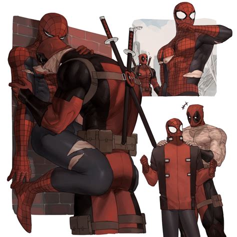 Rule 34 Bulge Bulge Under Clothes Deadpool Gay Lkikai Male Male Male Male Only Marvel Marvel