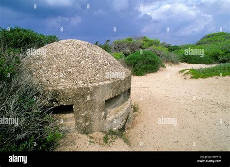 Small Watchtower Of The Second World War Along The Coast Of Marina Di