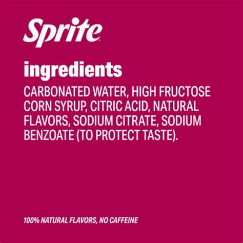 Sprite Cherry Soda 12 Cans 12 Fl Oz Smiths Food And Drug