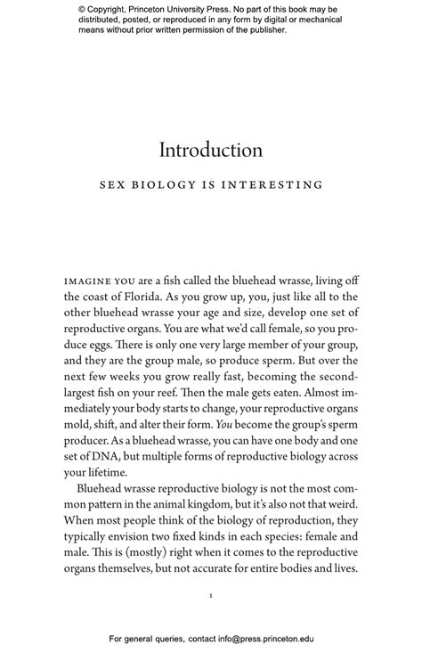 Sex Is A Spectrum Princeton University Press
