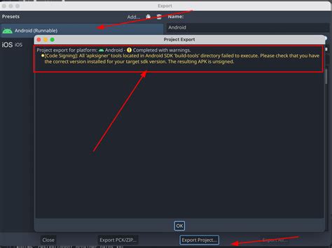 Cant Export My Godot 411 Project To Android Help Rgodot