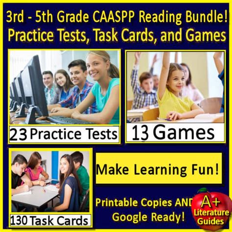 3rd 4th 5th Grade Caaspp Sbac Test Prep Smarter Balanced Reading Ela