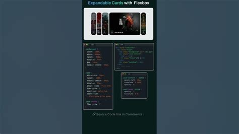 Expandable Cards Slides Html Css Webdesign Html Css3animation