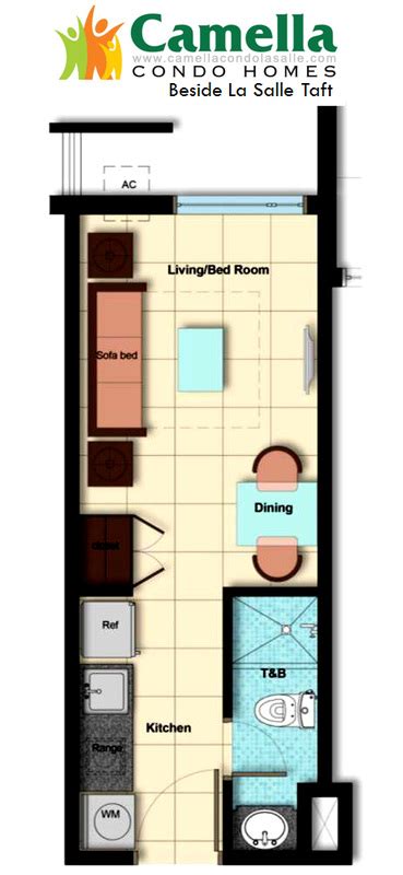 Unit Types Camella Condo Homes Taft Beside De La Salle University