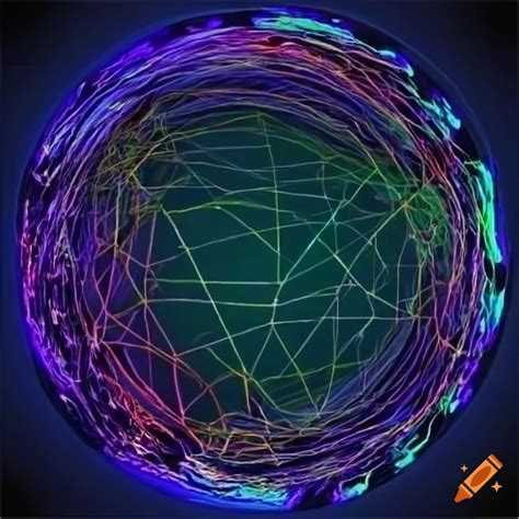 Abstract Digital Artwork With Hints Of Fitness And Neural Networks On Craiyon