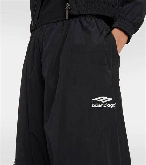 Balenciaga 3b Sports Icon Poplin Track Pants Balenciaga