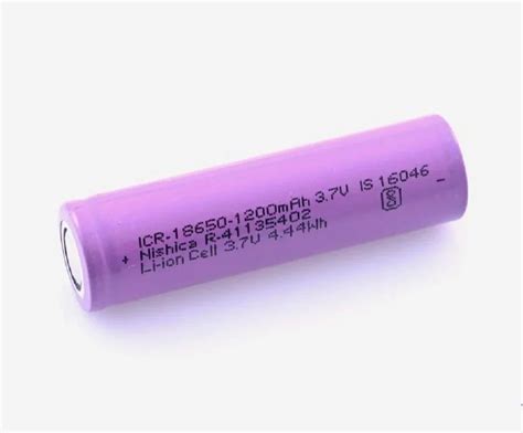 3 7 V 1200mah Lithium Ion Battery Size Aa 180g At ₹ 75 Piece In New Delhi