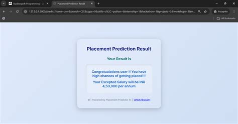 Placement Prediction Using Machine Learning
