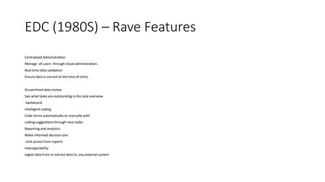 Clinical Data Management Electronic Data Capture Ppt